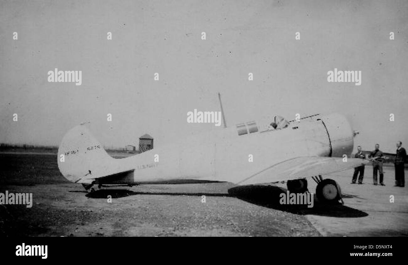 The Boeing XF7B-1, a prototype naval attack aircraft, is preserved in ...