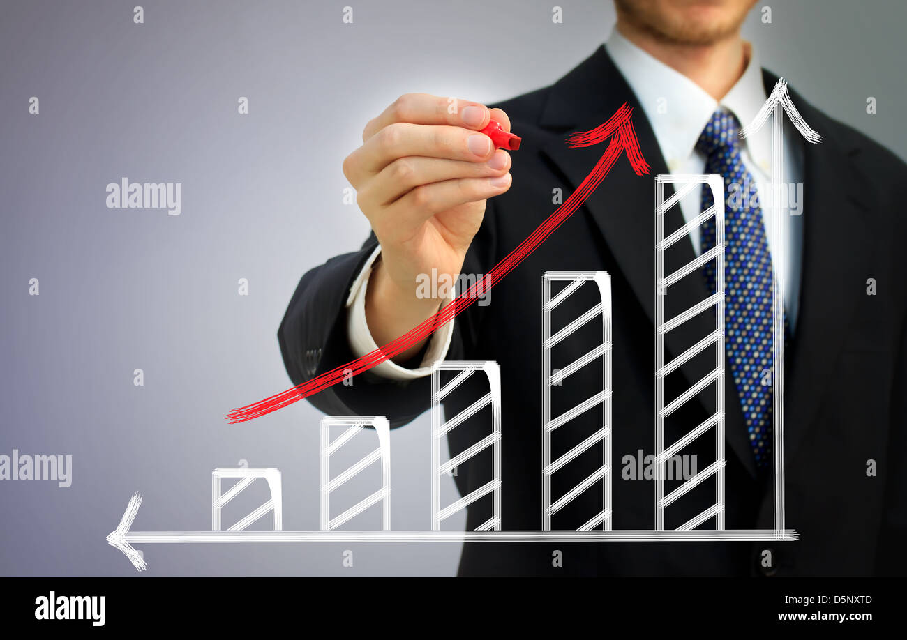 Bar graph drawing hi-res stock photography and images - Alamy
