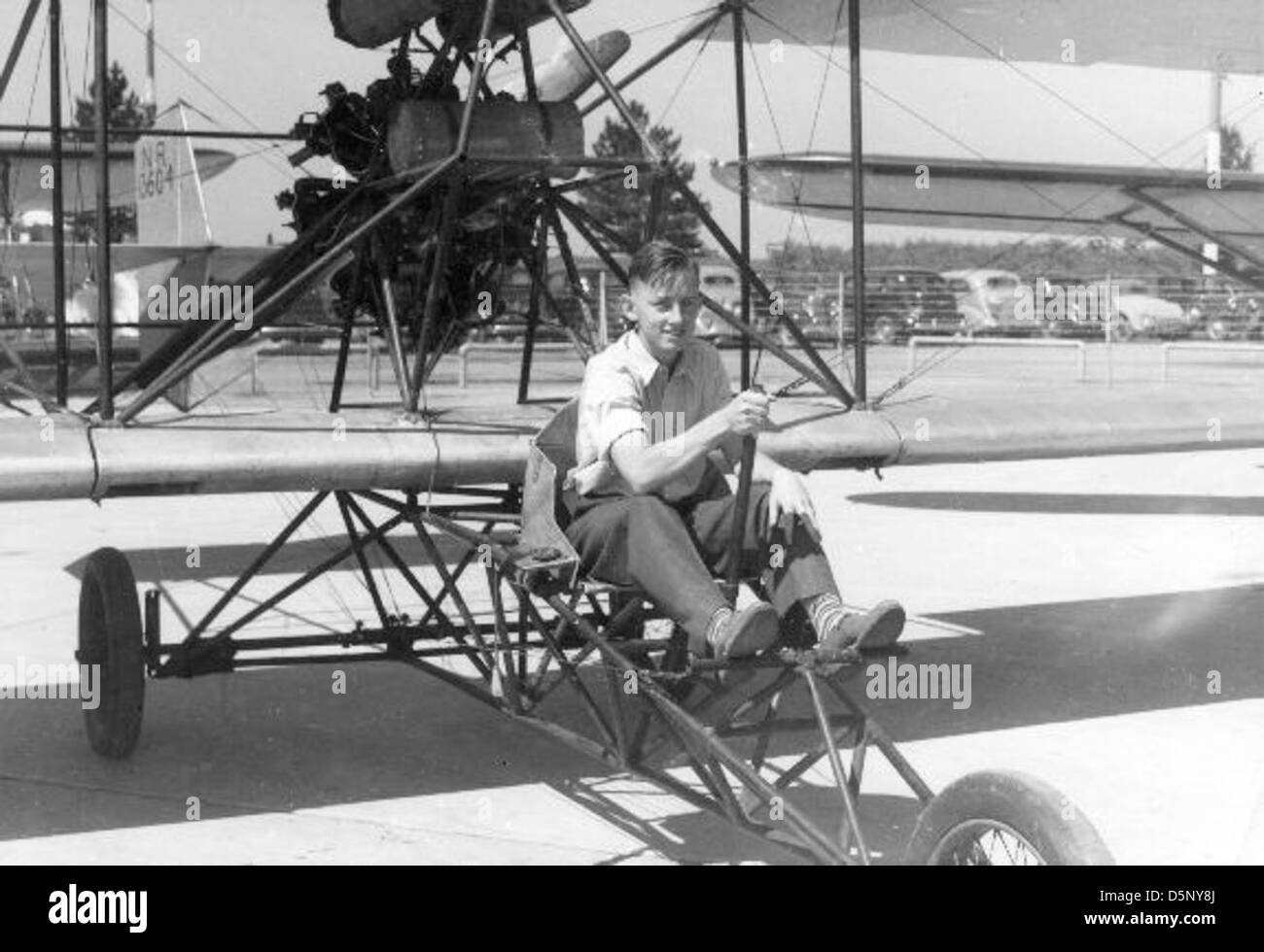 Pusher aircraft Black and White Stock Photos & Images - Alamy