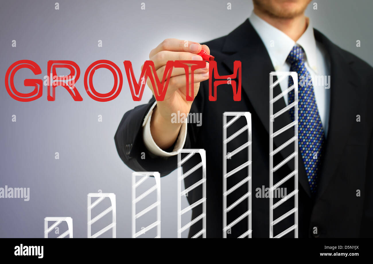 Rising bar graph hi-res stock photography and images - Alamy