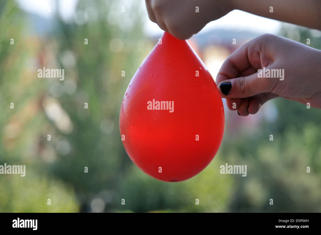 water balloons to inflate Stock Photo - Alamy