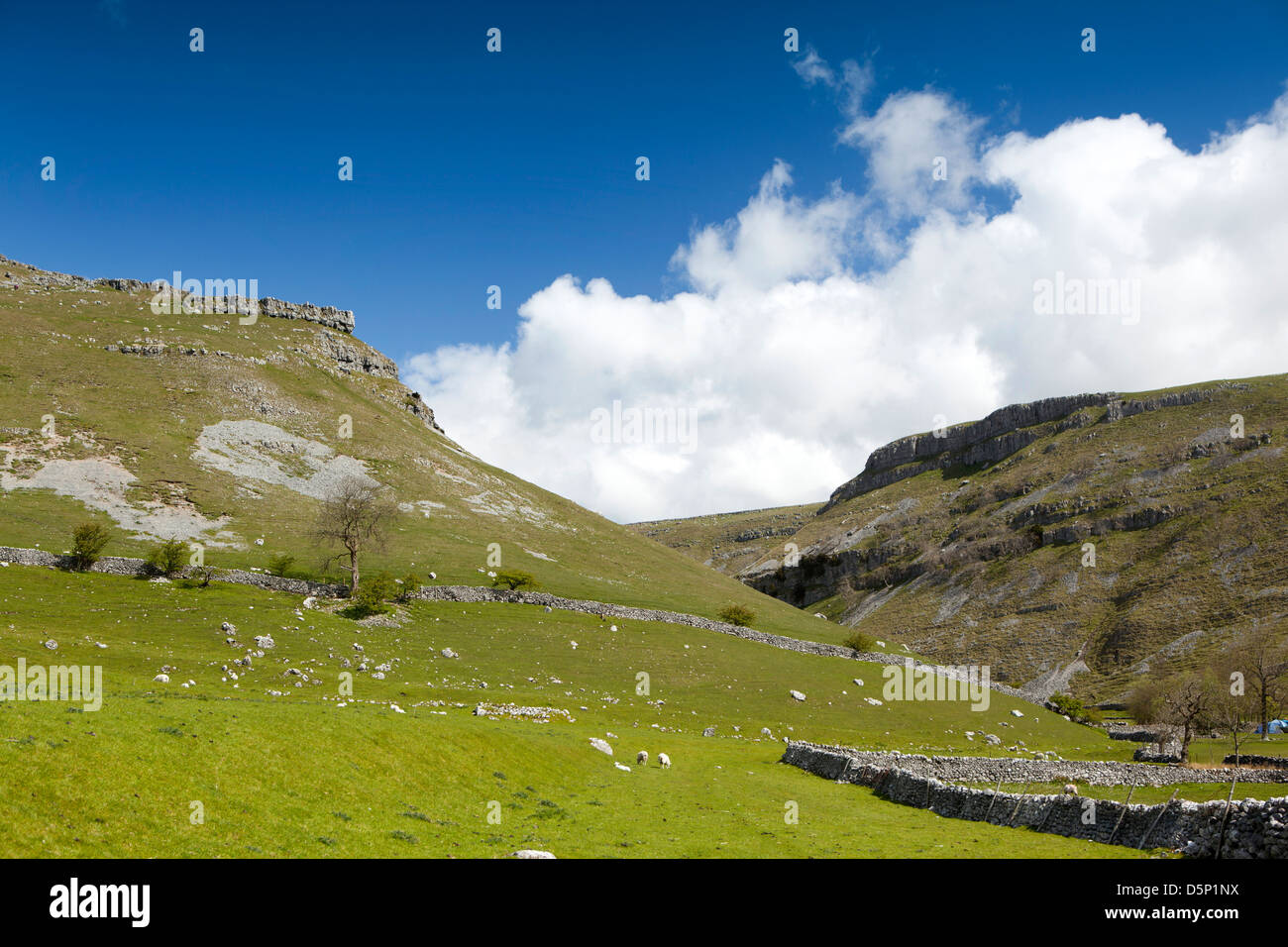 UK, England, Yorkshire, Malham, Gordale Scar Stock Photo - Alamy