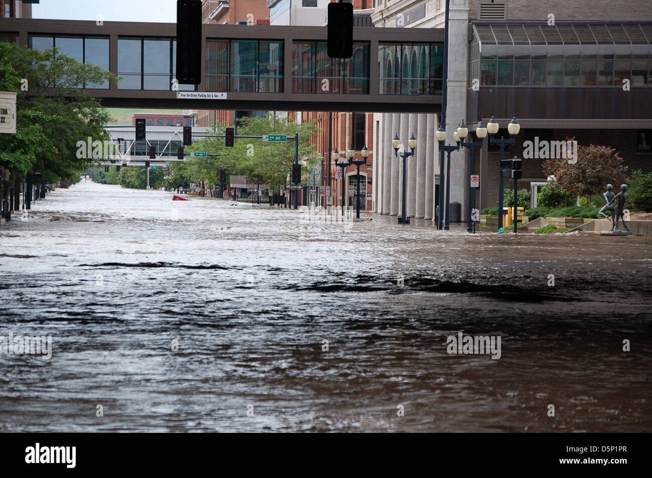 This map highlights the effects of flooding in the Iowa and Midwest ...