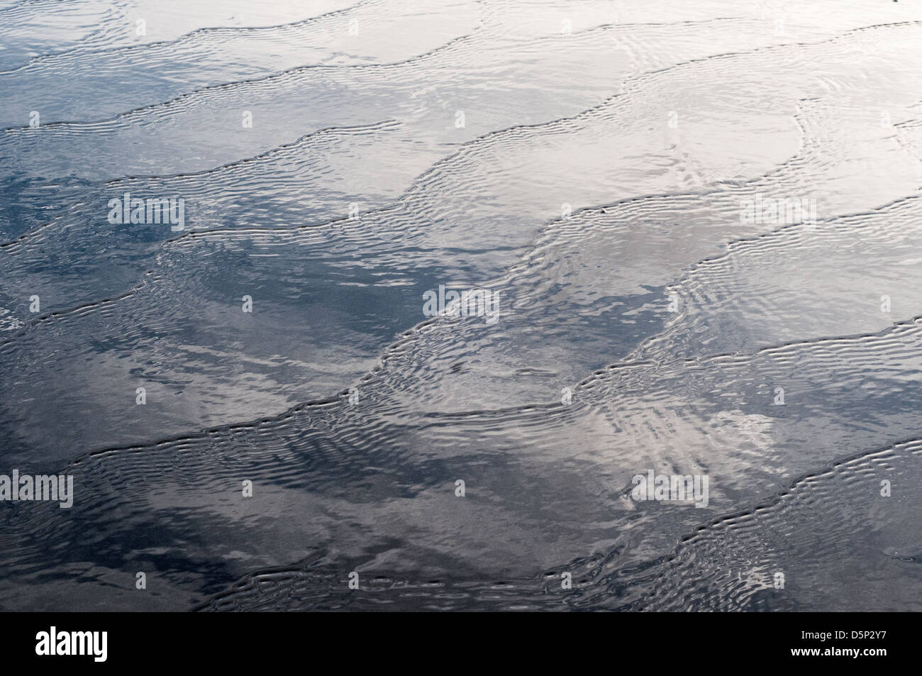 Patterns in the water Stock Photo - Alamy