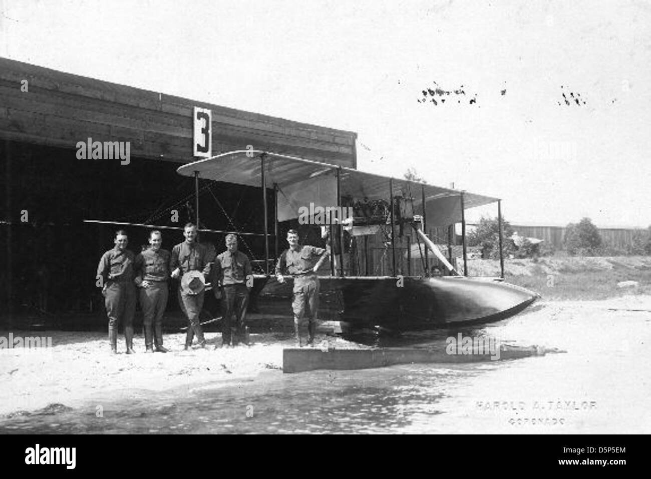 The Curtiss aircraft featured in this image was part of early aviation ...