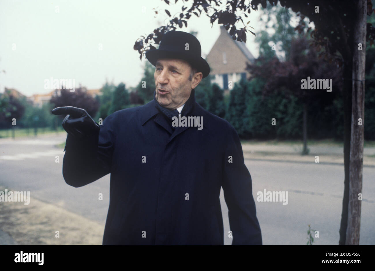 Joseph Luns Secretary General of NATO Brussels Belgium 1978 1970s HOMER ...