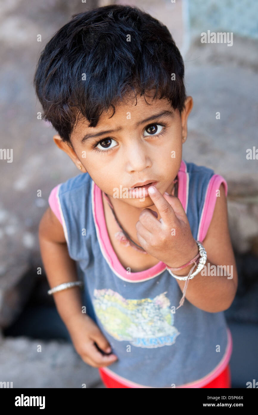 Small child, Jodhpur, India Stock Photo - Alamy