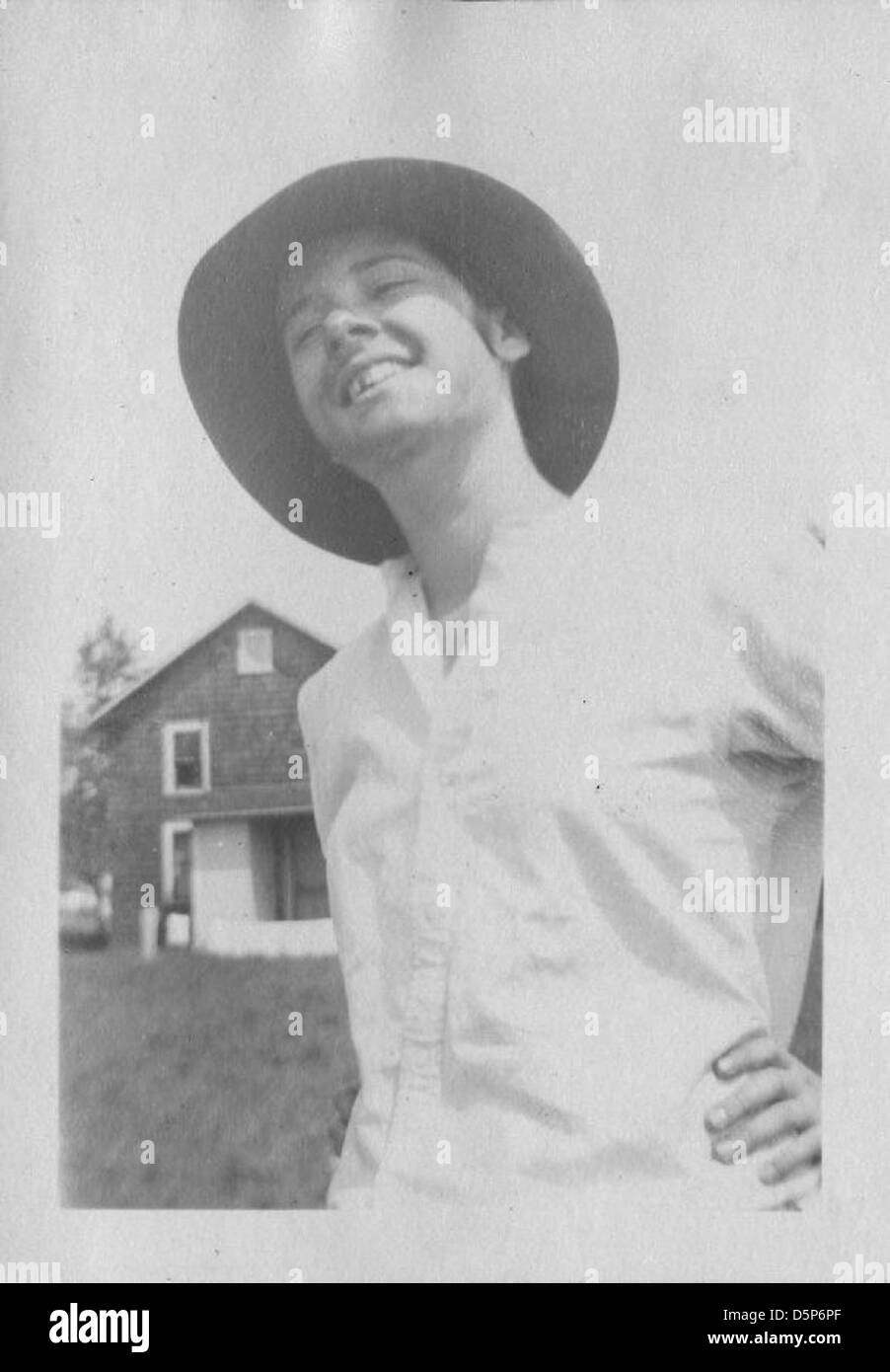 This photograph features Helen Richey, one of the first female aviators ...