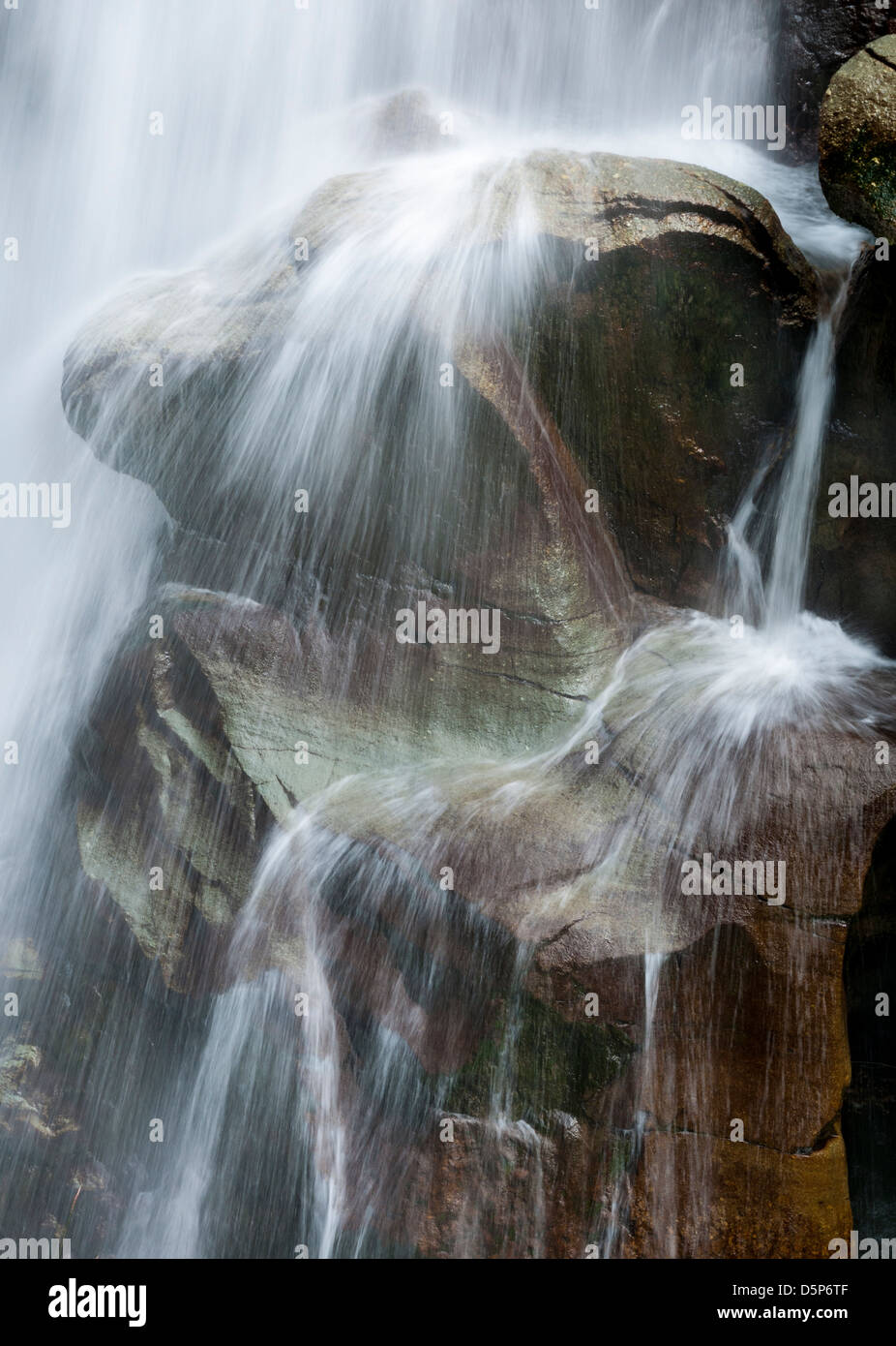 Nooksack Falls waterfall detail, Mount Baker-Snoqualmie National Forest ...