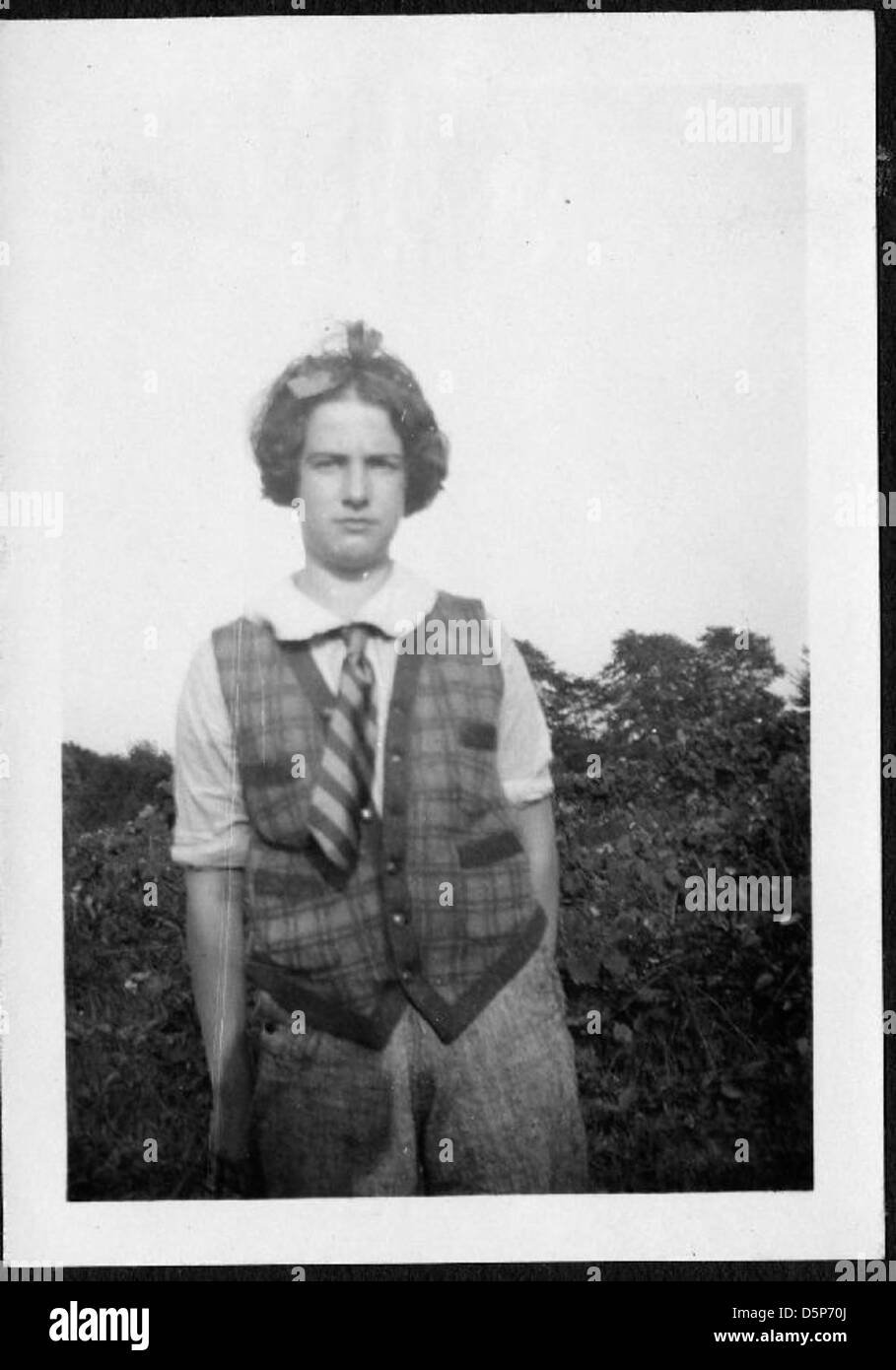 Helen Richey, one of the first female aviators, is shown in a ...