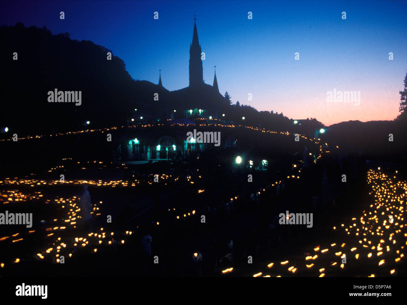 Christian faith in Europe, French Catholic pilgrims take part in a ...