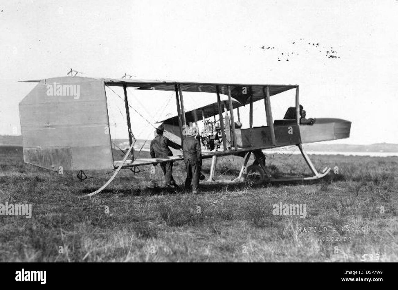 The AL14-B, a Burgess-Dunne aircraft, was an early model used for ...
