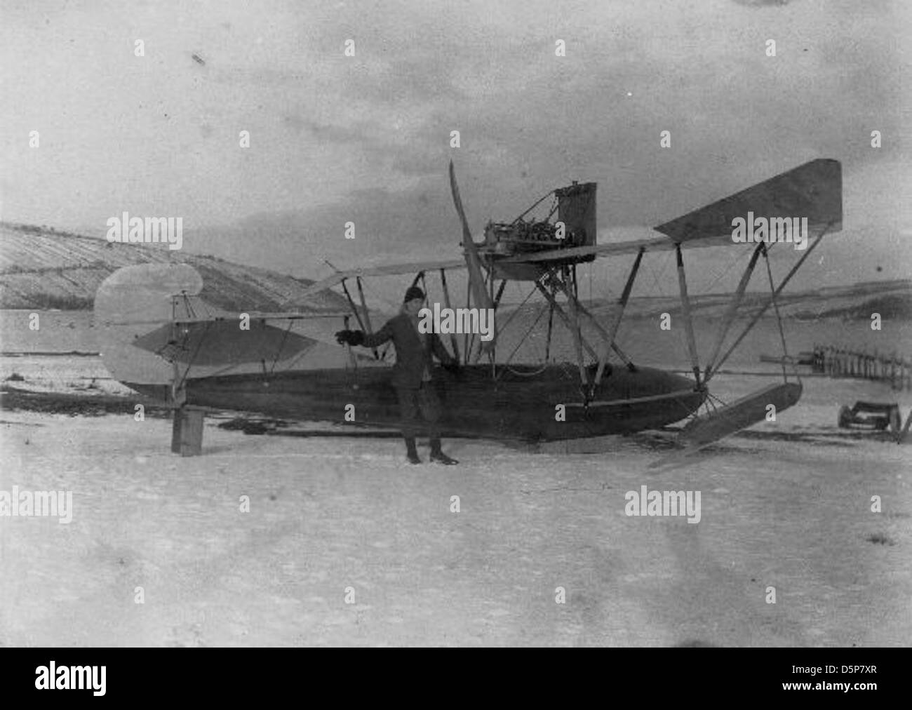 Curtiss model flying boat Black and White Stock Photos & Images - Alamy