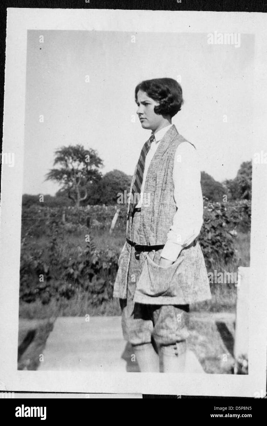 This image of Helen Richey captures her as a young woman standing ...