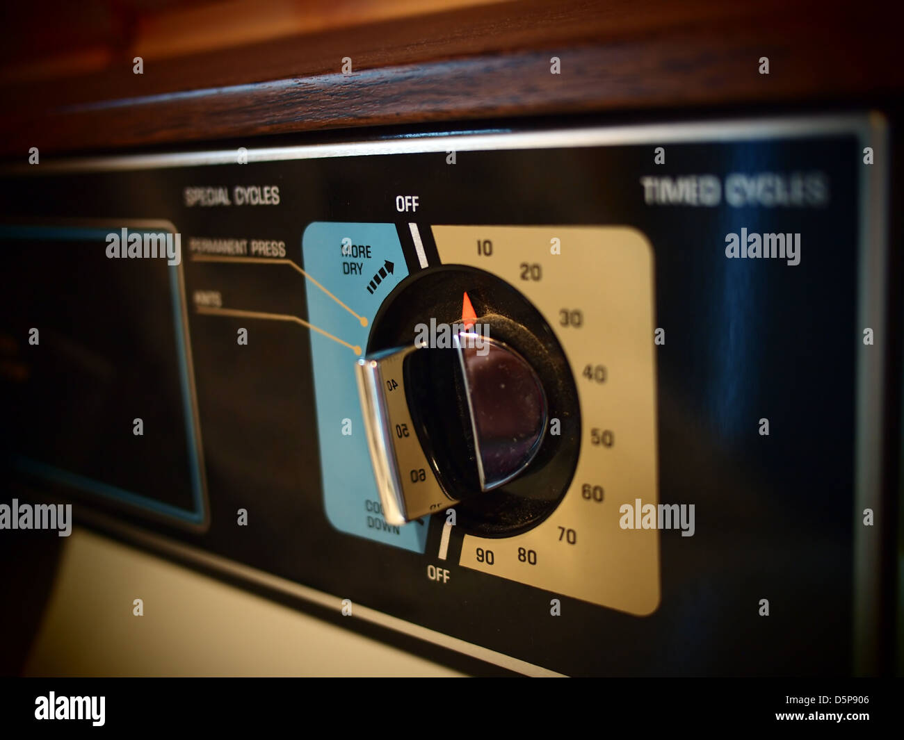vintage dryer dial Stock Photo - Alamy