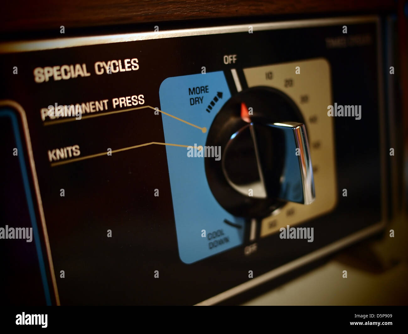 vintage dryer dial Stock Photo - Alamy