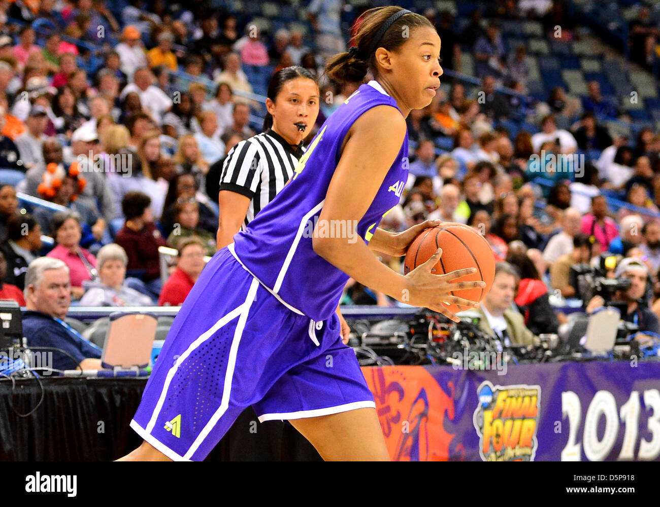 April 6, 2013 - New Orleans, LA, U.S - April 06, 2013..Purple team ...