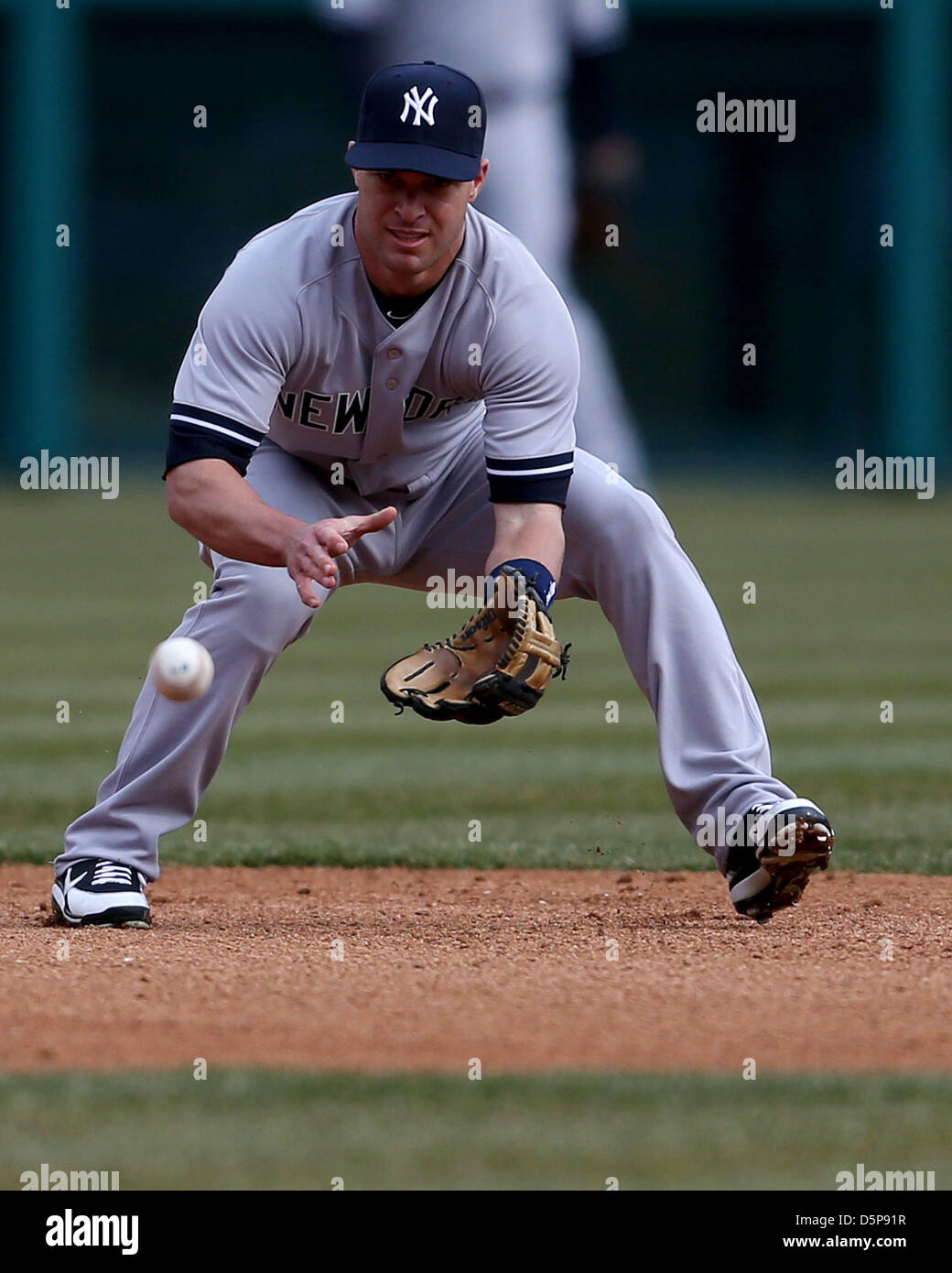 Detroit Michigan, USA. 6th April, 2013. New York Yankees shortstop ...