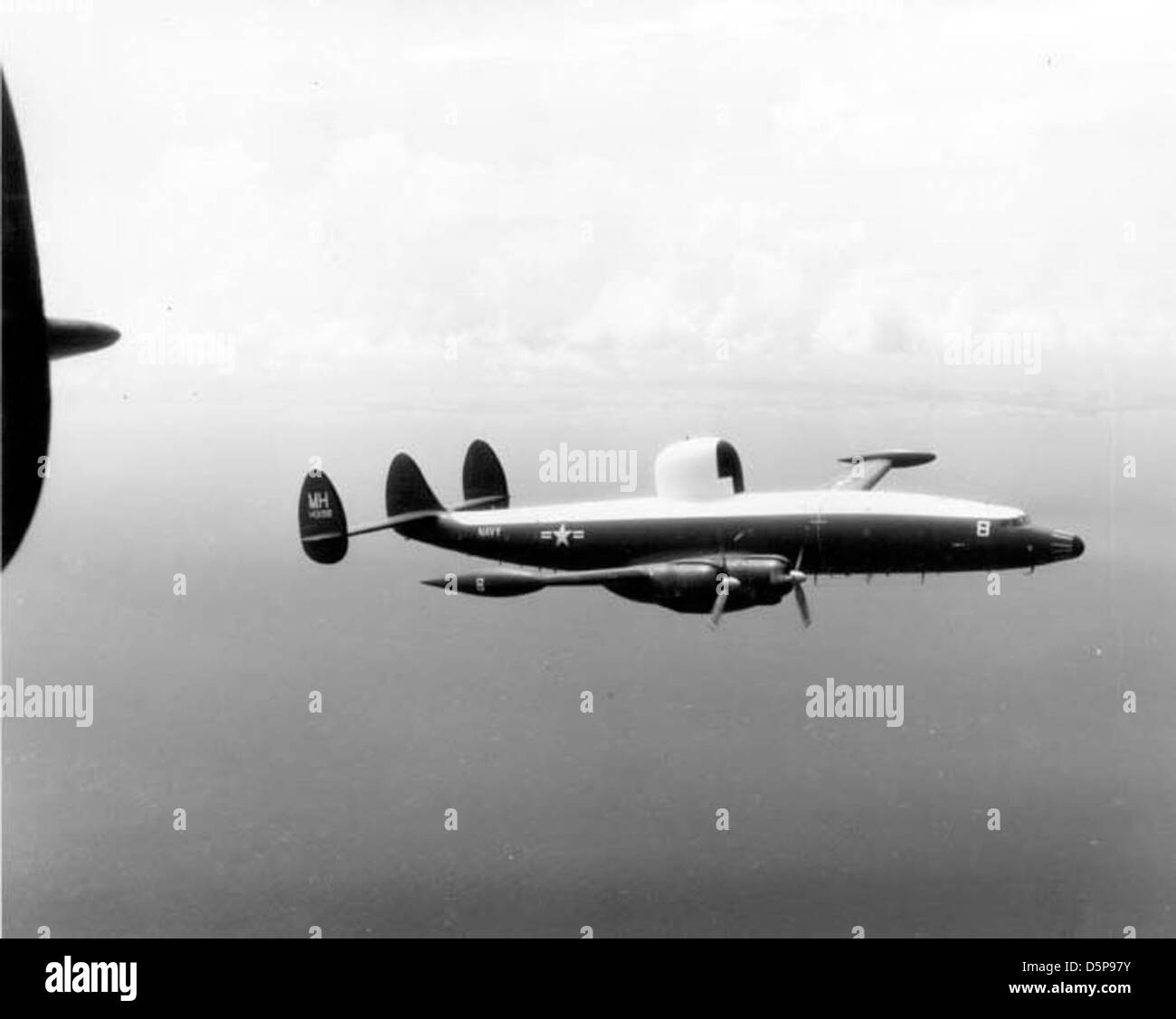 The VW-4 MH-8, an aircraft involved in maritime patrol, is seen in ...
