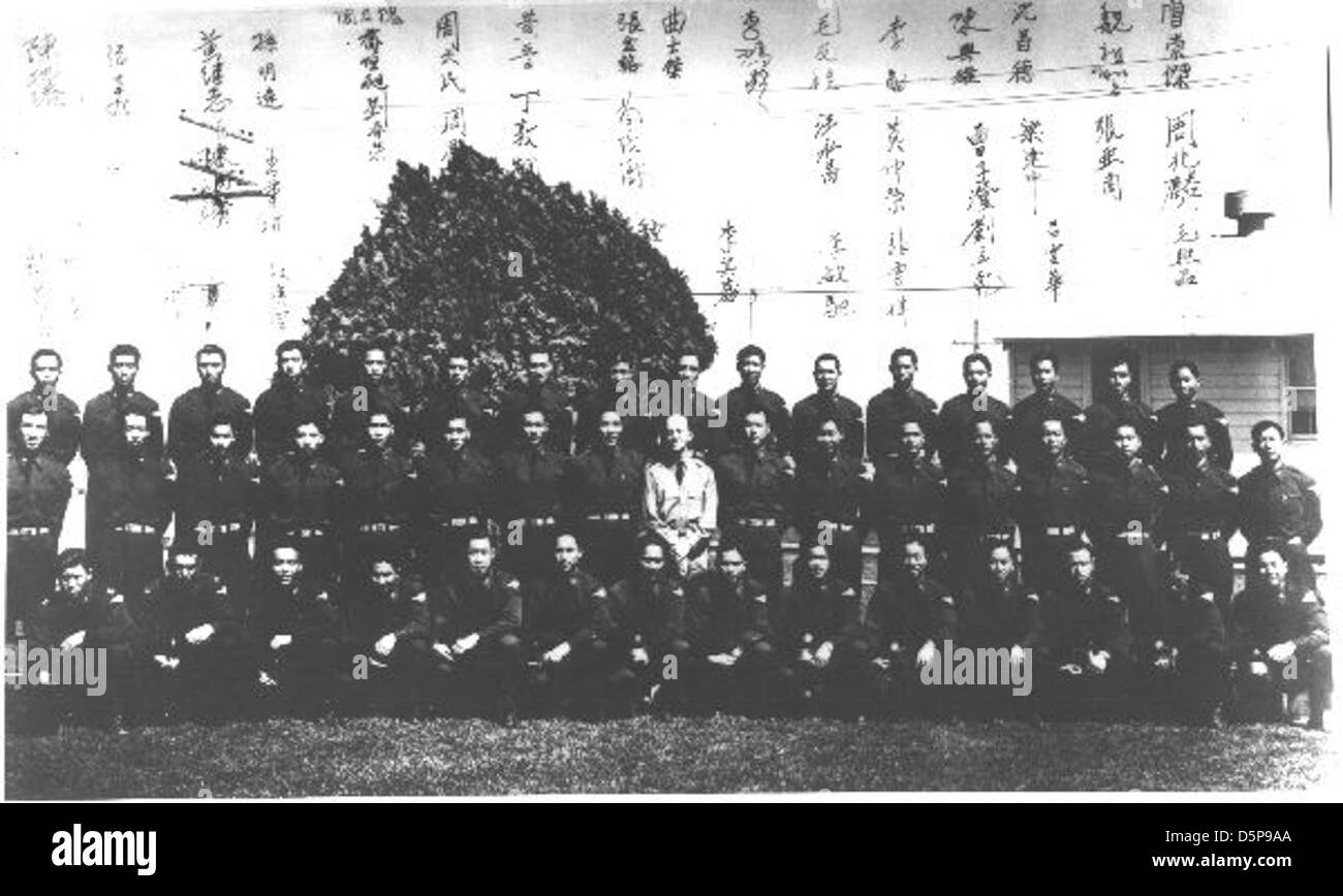 Chinese Pilots at Luck AFB 1942 Stock Photo - Alamy