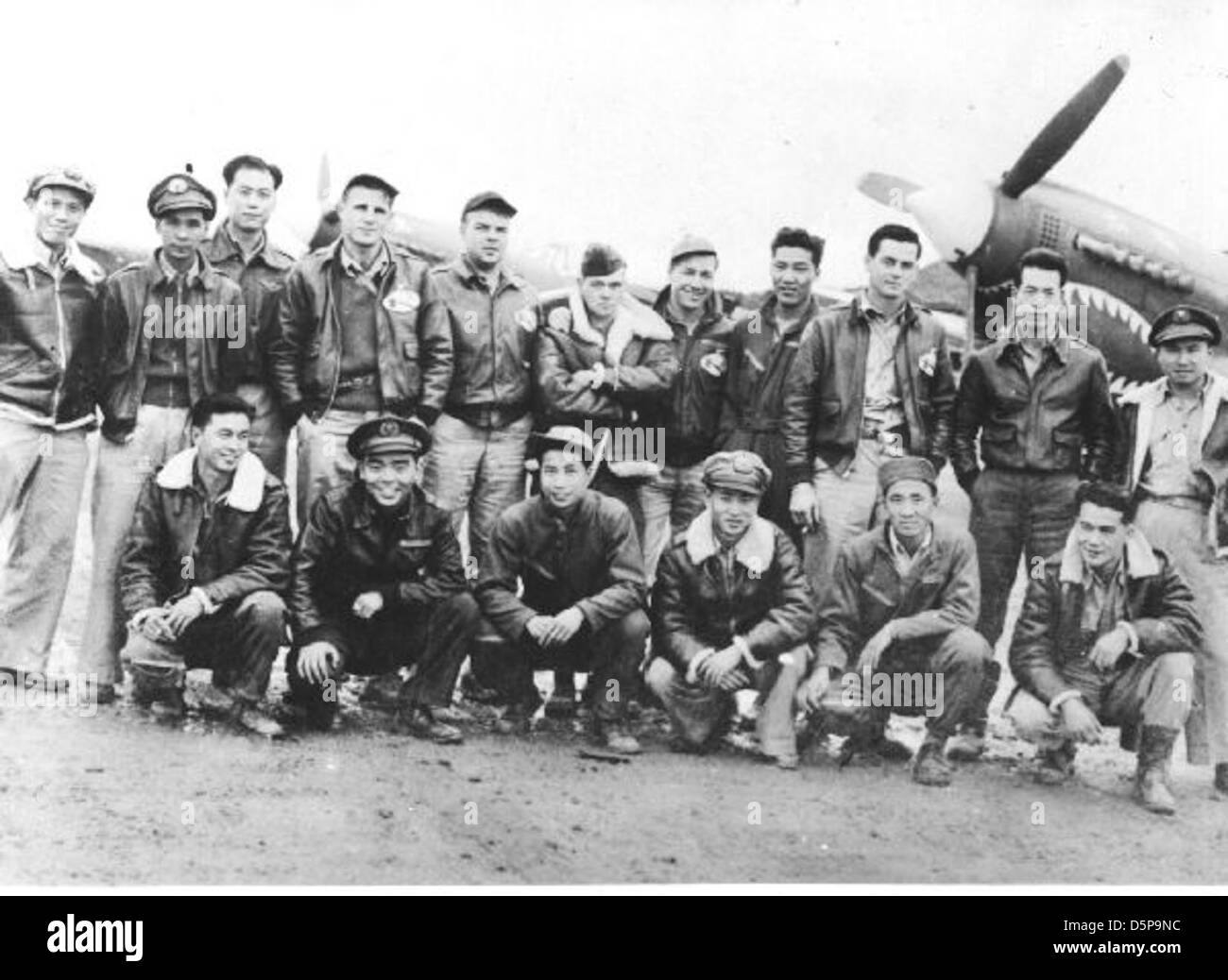 Chinese american composite wing Black and White Stock Photos & Images ...