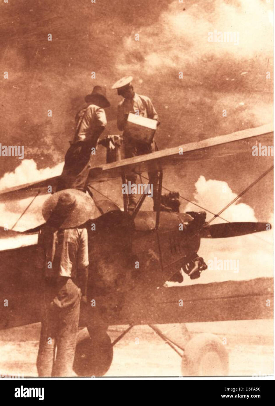 This image shows the critical process of aerial refueling, which ...