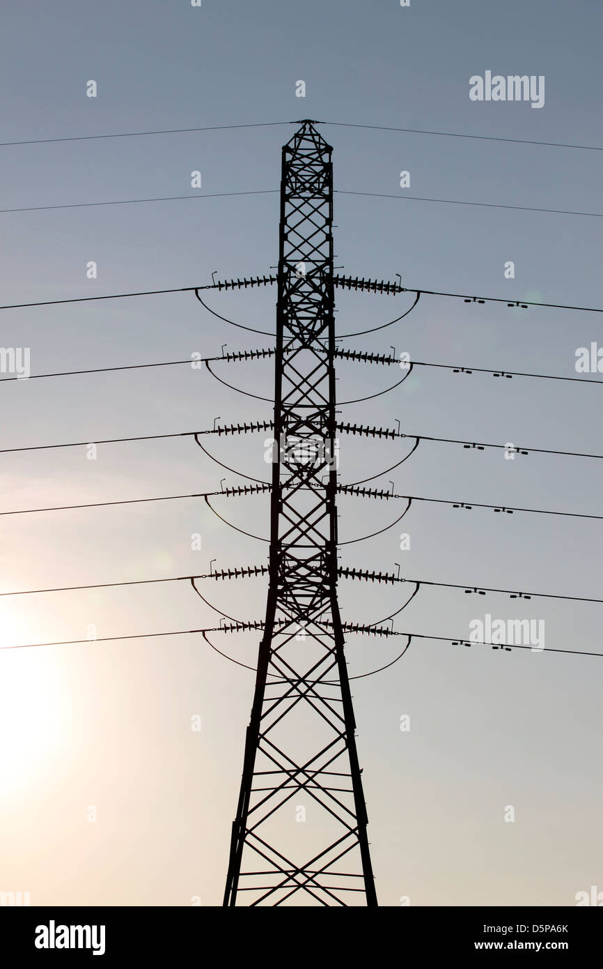 Power pylons hi-res stock photography and images - Alamy