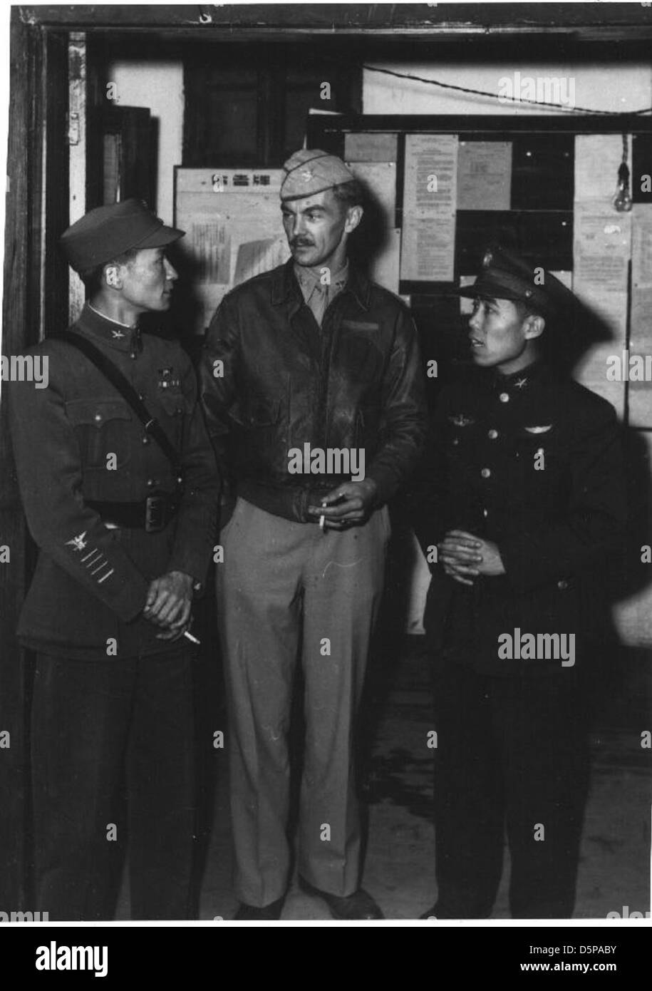 The Chinese American Composite Wing, led by Irving Twig Branch, played ...