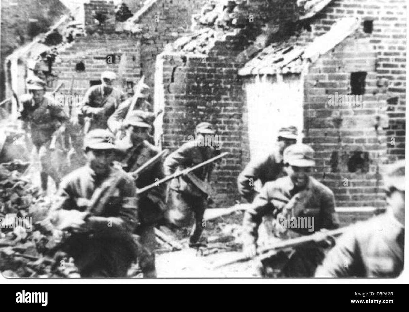 This image from 1937 depicts the conflict between China and Japan ...