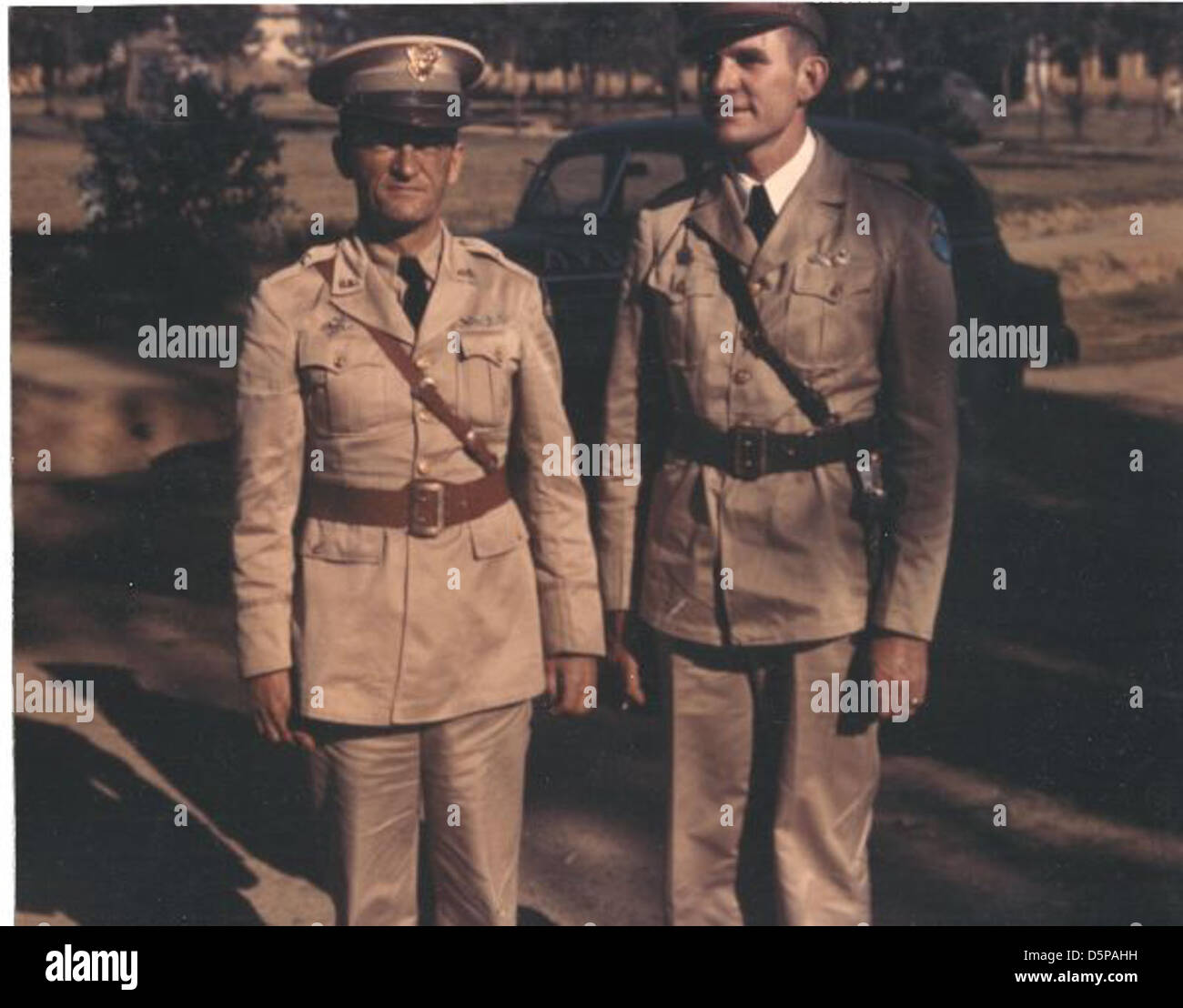 General Claire Chennault, leader of the Flying Tigers, stands with ...