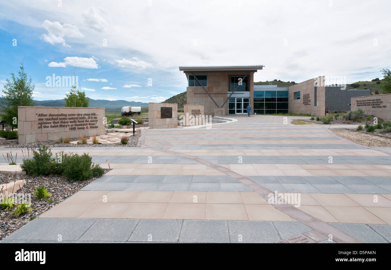 Nevada, Elko vicinity, California Trail Interpretive Center Stock Photo ...