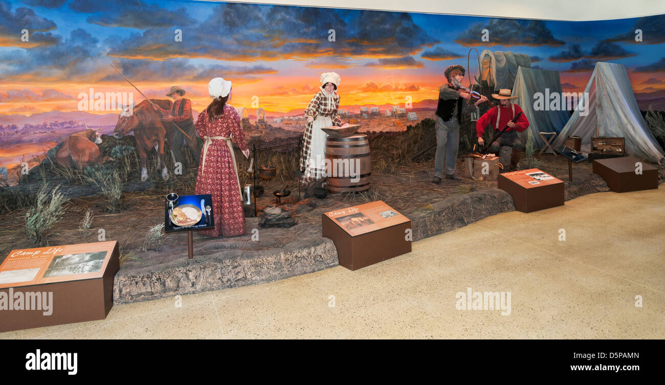 Nevada elko california trail interpretive hi-res stock photography and ...