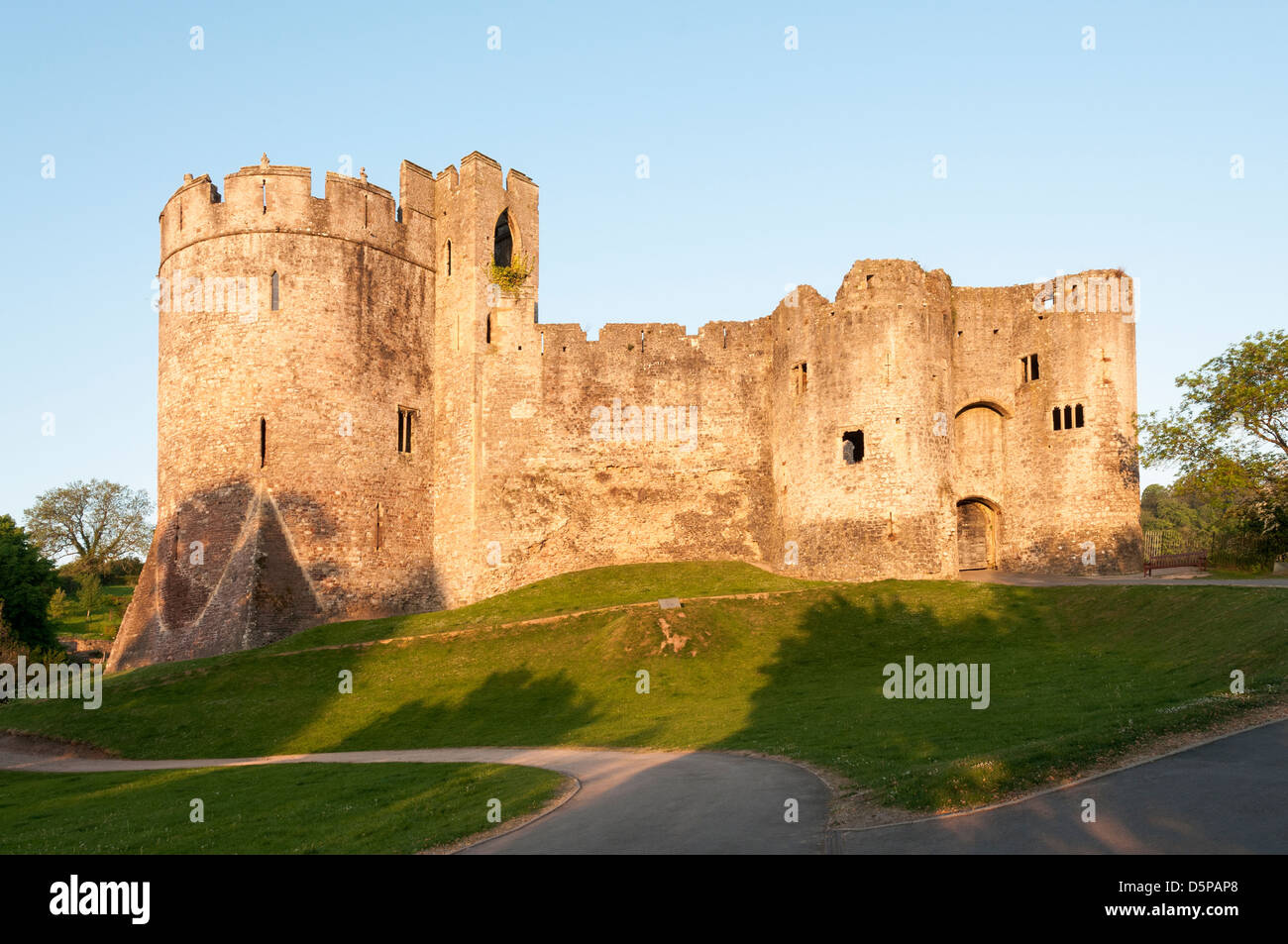 Wales, Chepstow, Chepstow Castle Stock Photo - Alamy