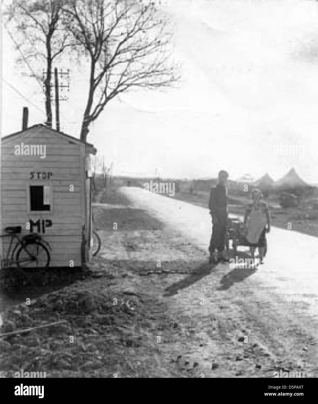 War checkpoint Black and White Stock Photos & Images - Alamy