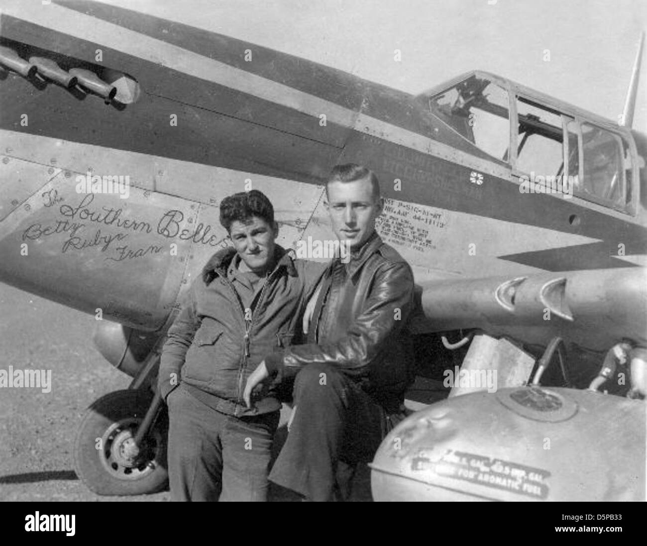 21 - Lt. Dan Mitchell & Lt. Charles Hershelman Stock Photo - Alamy
