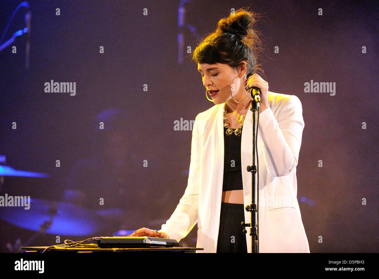 Toronto, Canada. 6th April, 2013. Scottish singer Jessie Ware performs ...