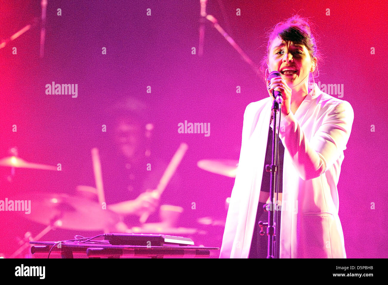 Toronto, Canada. 6th April, 2013. Scottish singer Jessie Ware performs ...