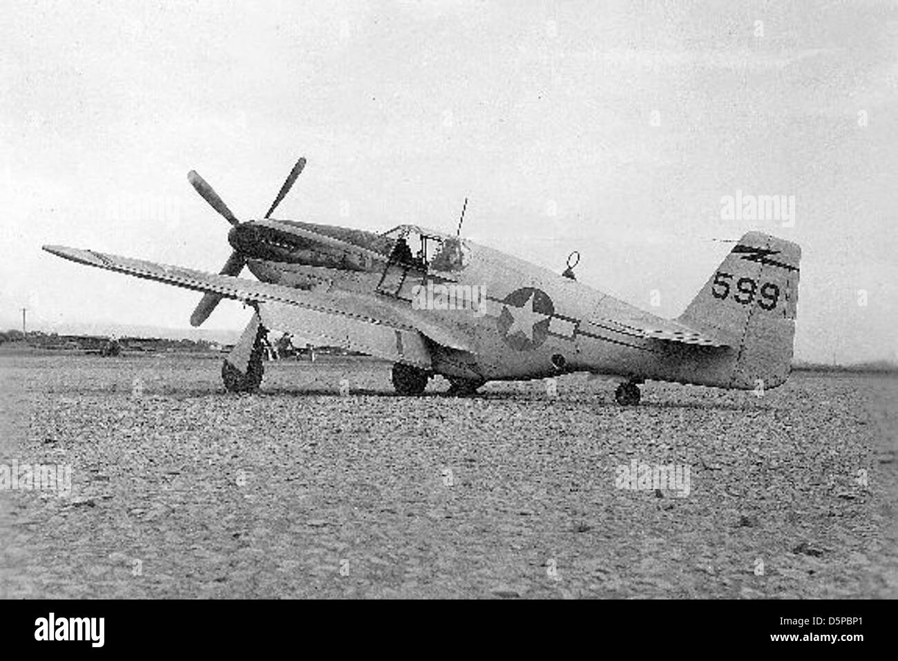 The P-51C (F-6C) was part of the 1st Black Lightning, a tactical ...