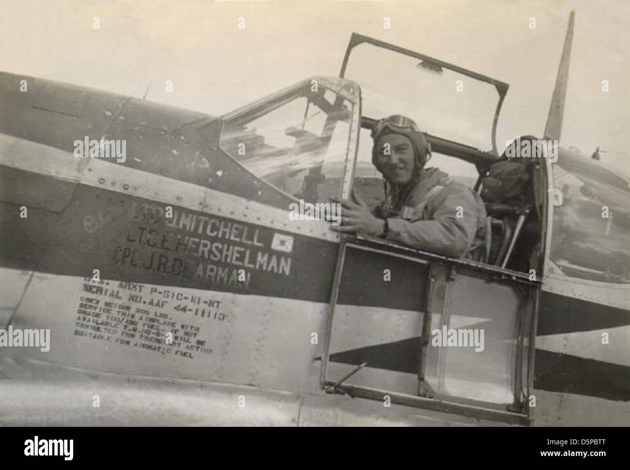 Lt. Dan Mitchell of the 118th Tactical Reconnaissance Squadron is shown ...