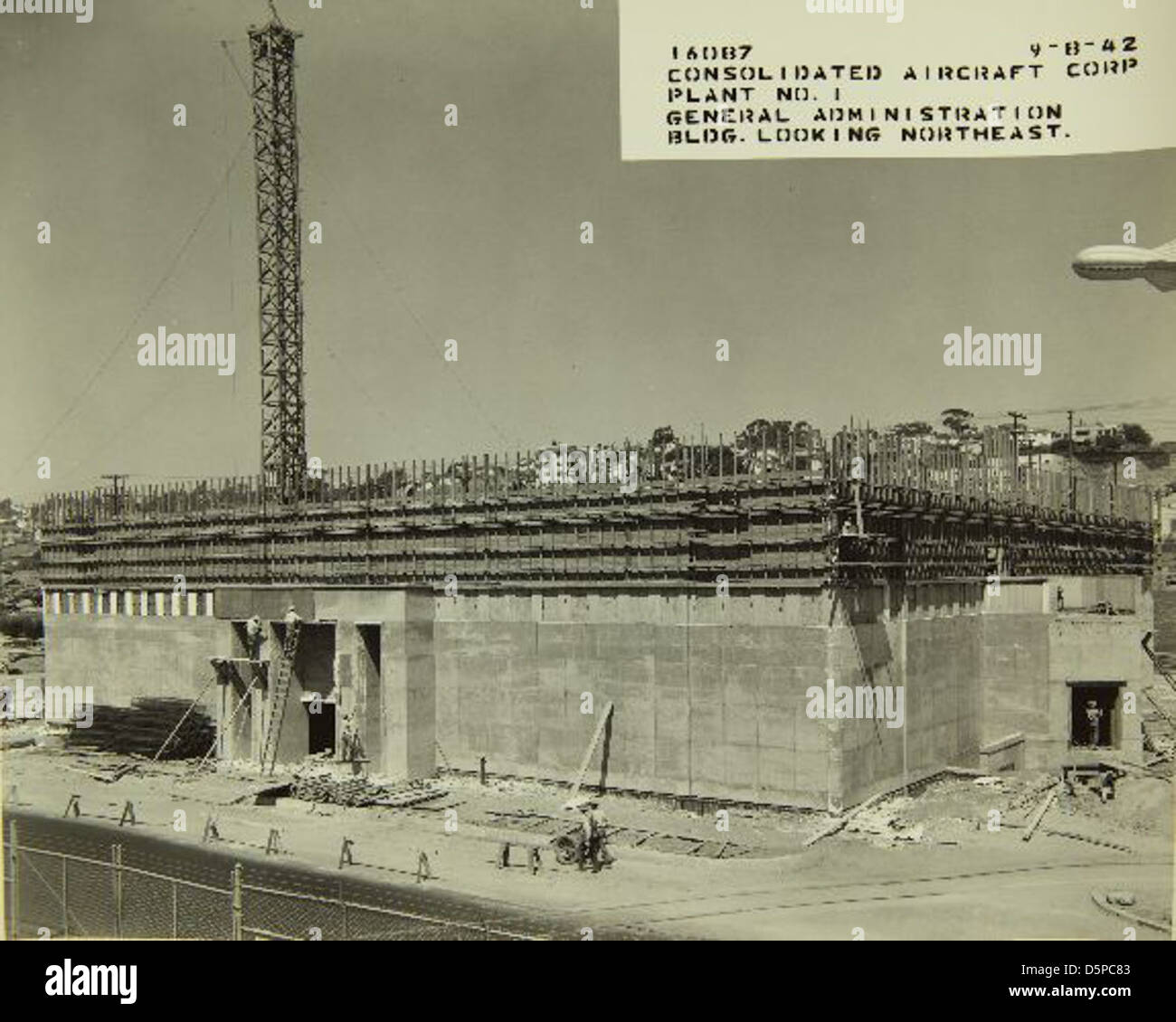The Administration Building at the Consolidated/Convair Aircraft ...