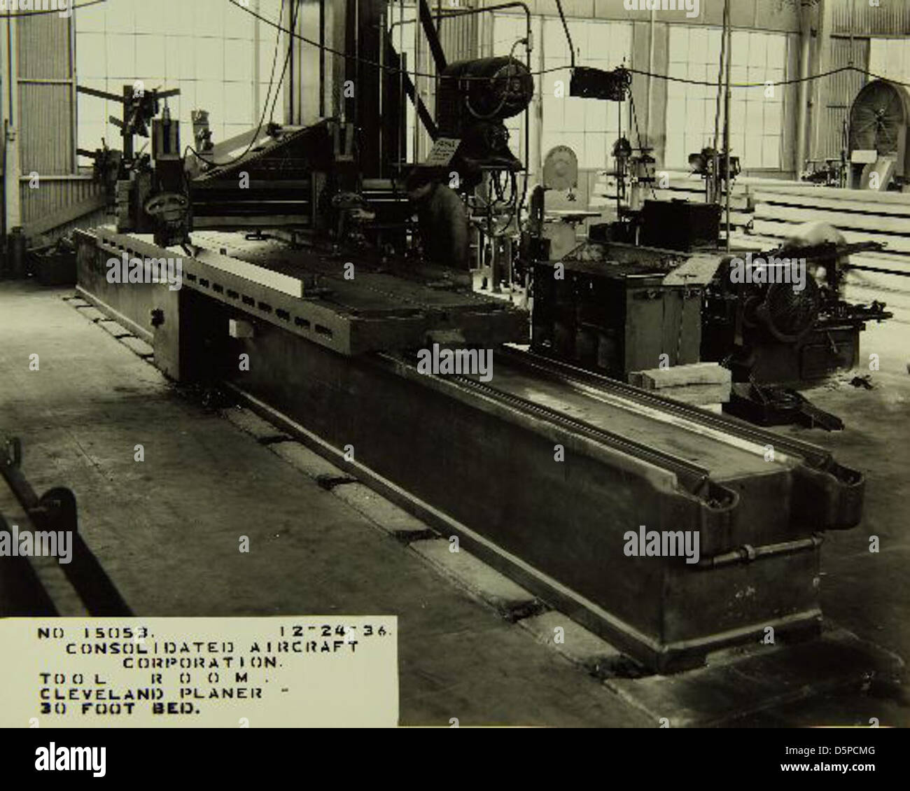 This image of the machine shop at the Consolidated/Convair aircraft ...