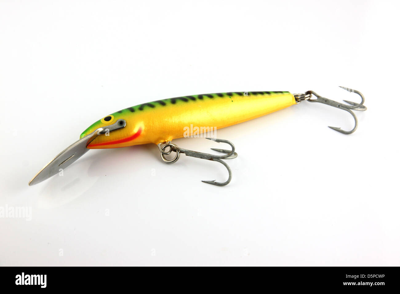 Focus The Lure is fishing on white Background Stock Photo - Alamy