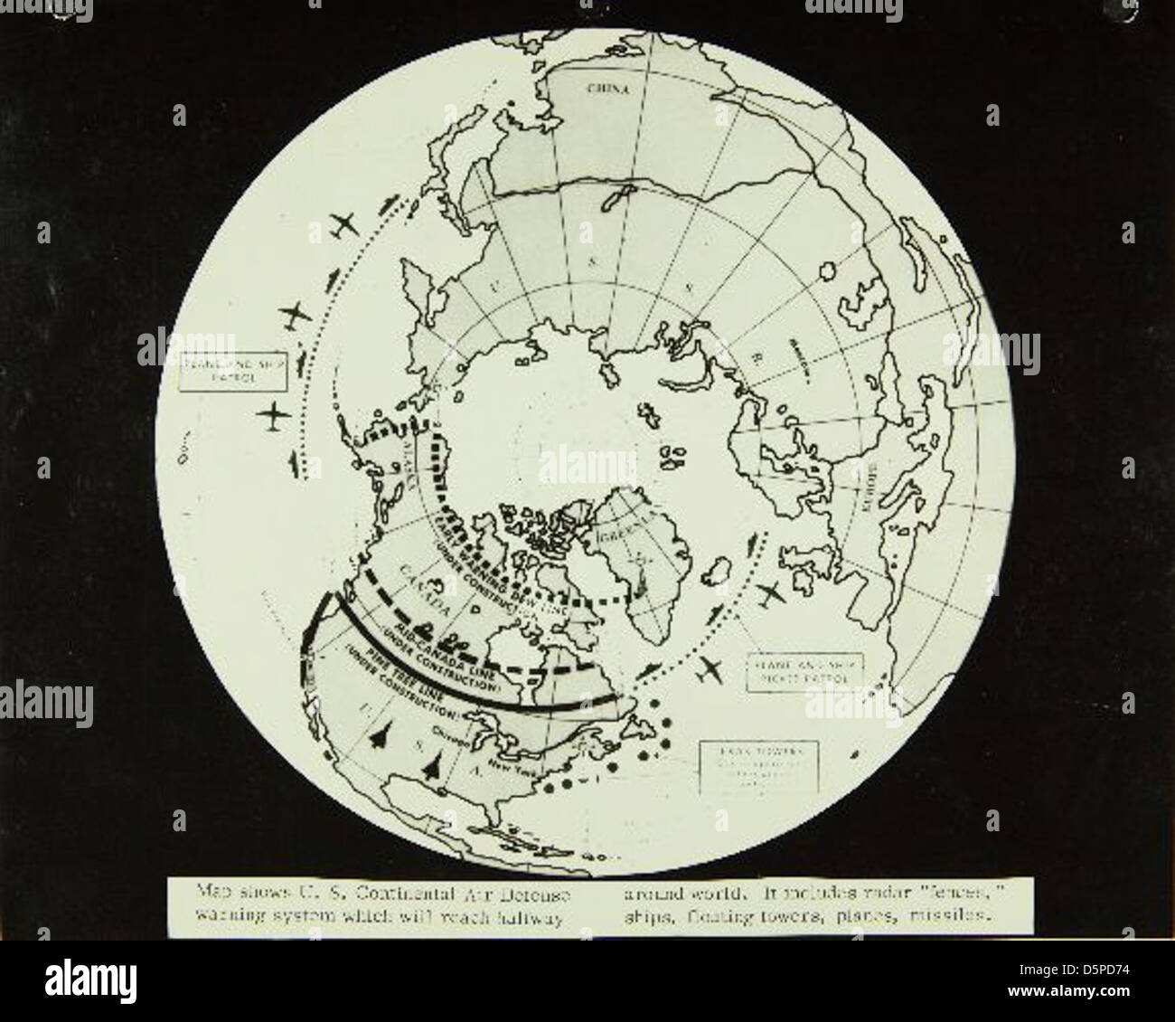 This map highlights the early warning system developed at the ...