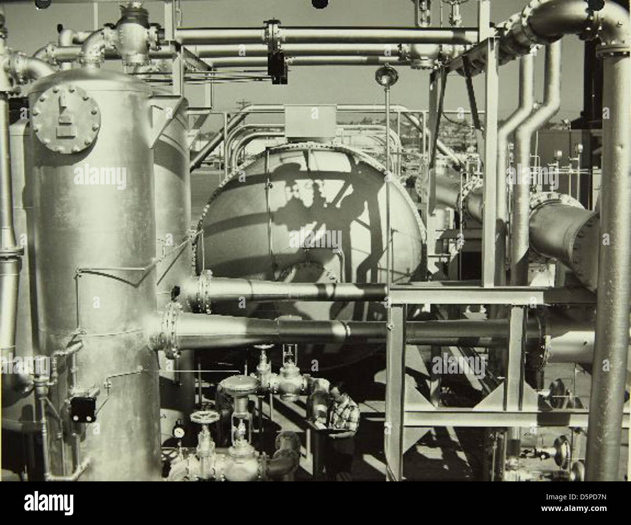 The Cooling Test Stand at the Consolidated/Convair Aircraft Factory in ...