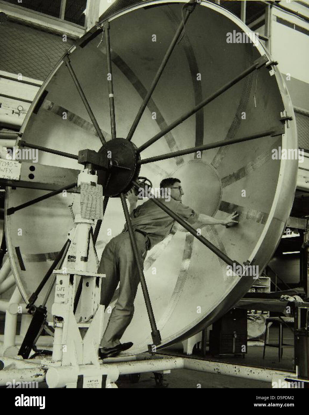 Maintenance work on the Convair/General Dynamics Atlas Lifting Body ...
