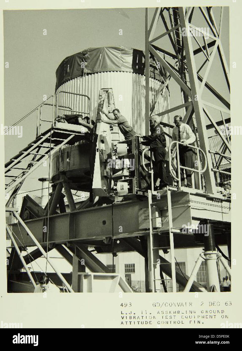 Convair/General Dynamics Atlas Lifting Body Little Joe II Stock Photo ...