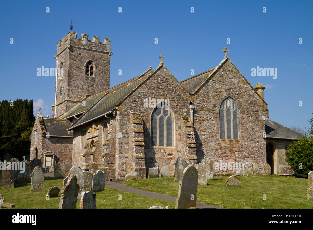 Littleham Church Exmouth Devon England Stock Photo - Alamy