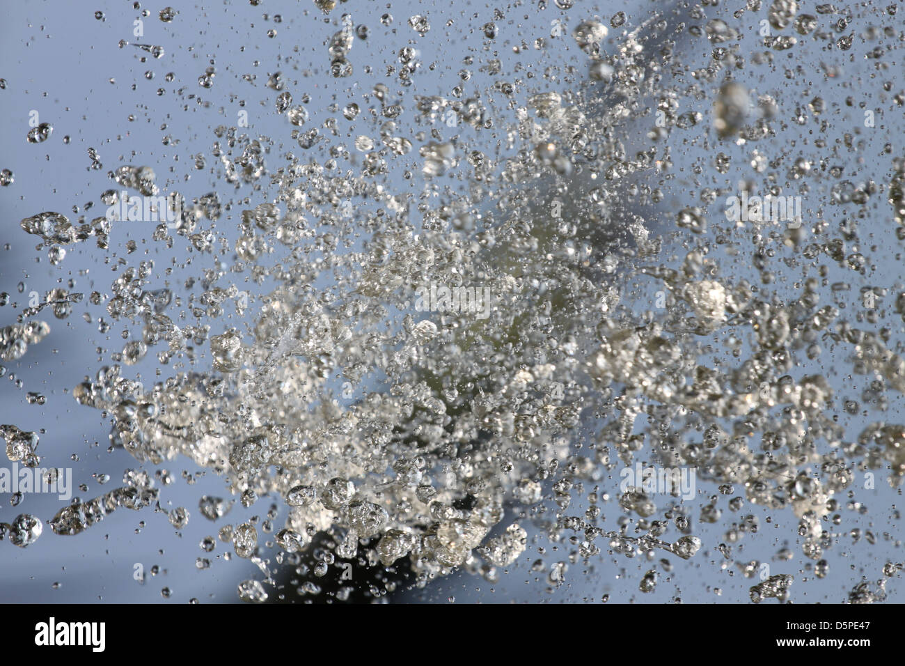 Water droplets with bubbles and Water Spread Stock Photo - Alamy