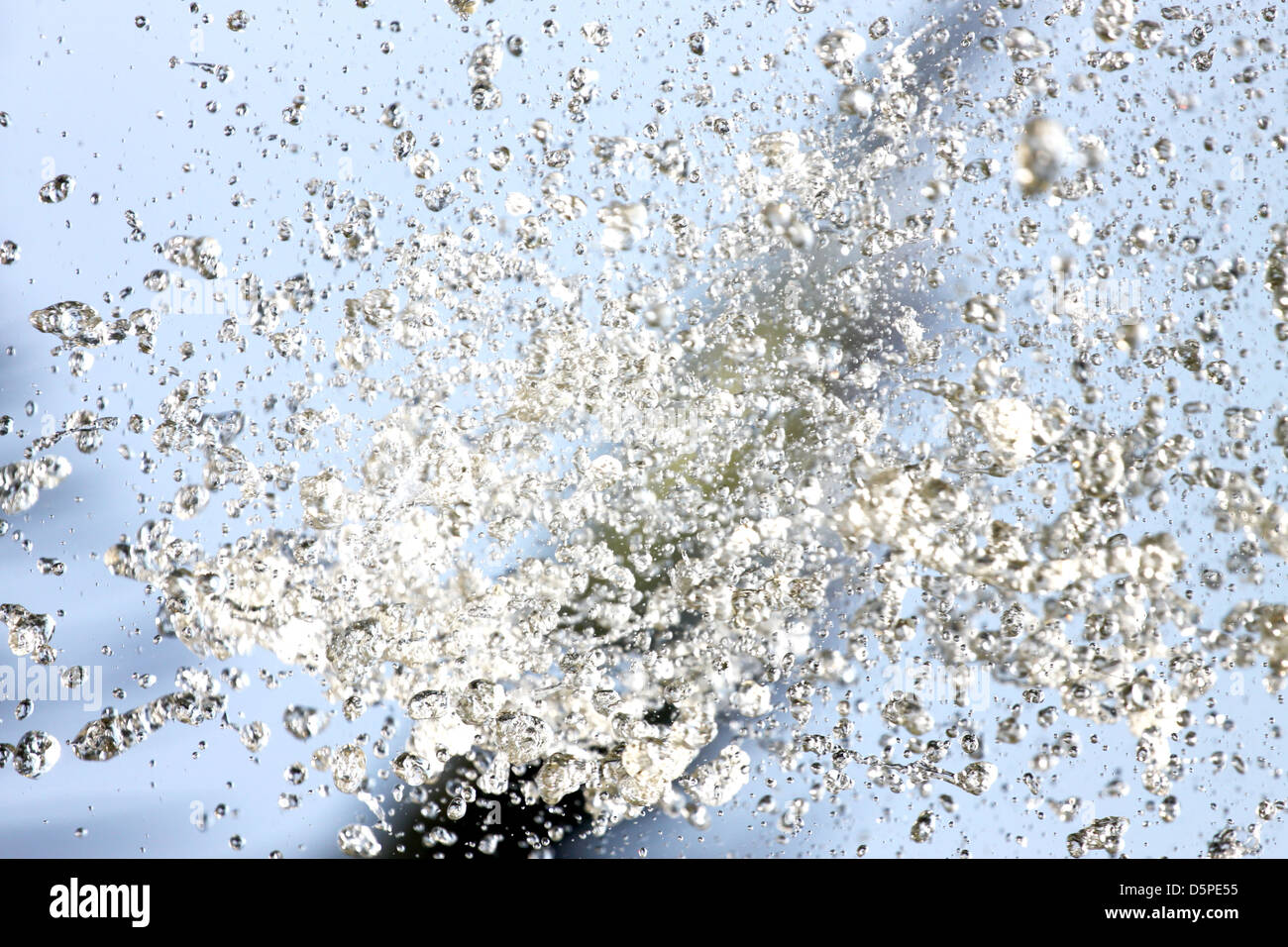 Water droplets with bubbles and Water Spread Stock Photo - Alamy