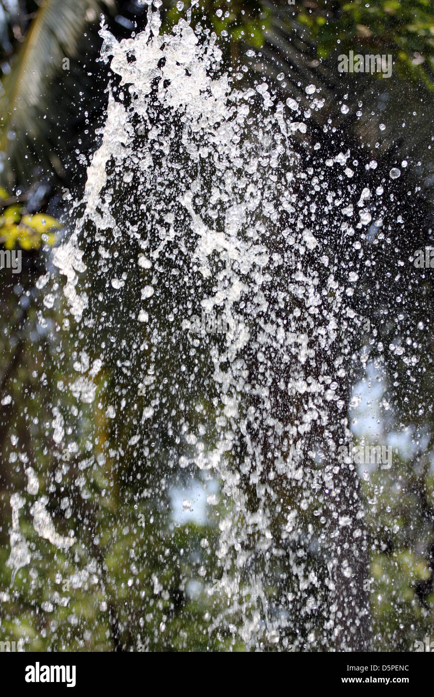 Water droplets with bubbles and Water Spread Stock Photo - Alamy